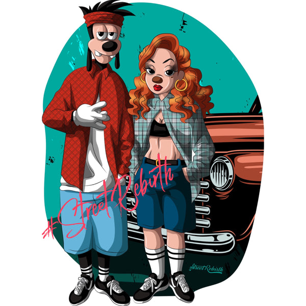 Max and Roxanne as Cholos Vinyl Sticker – Bold Street Style Disney Mas ...